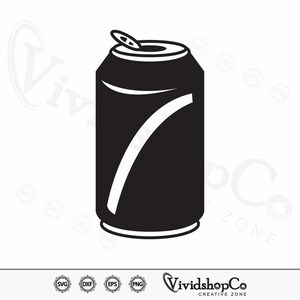 Beer Can SVG, Soda Can Svg, Aluminum Can Svg, Clipart, Cut Files for ...