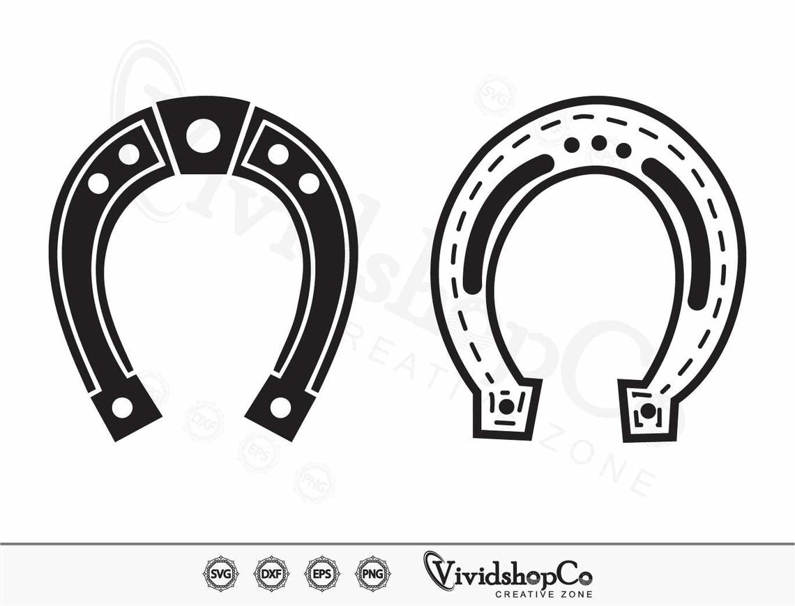 Horseshoe Bundle Svg, Horse Shoe Svg, Western Svg, Horse Svg, Clipart ...