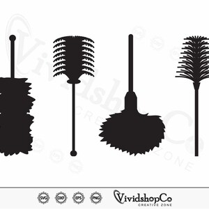 Feather Duster SVG, Duster Svg, Ostrich Feather Duster, Clipart, Cut ...