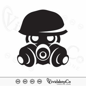 Gas Mask SVG, Respirator Mask Svg, Face Mask Svg, Biohazard Svg ...