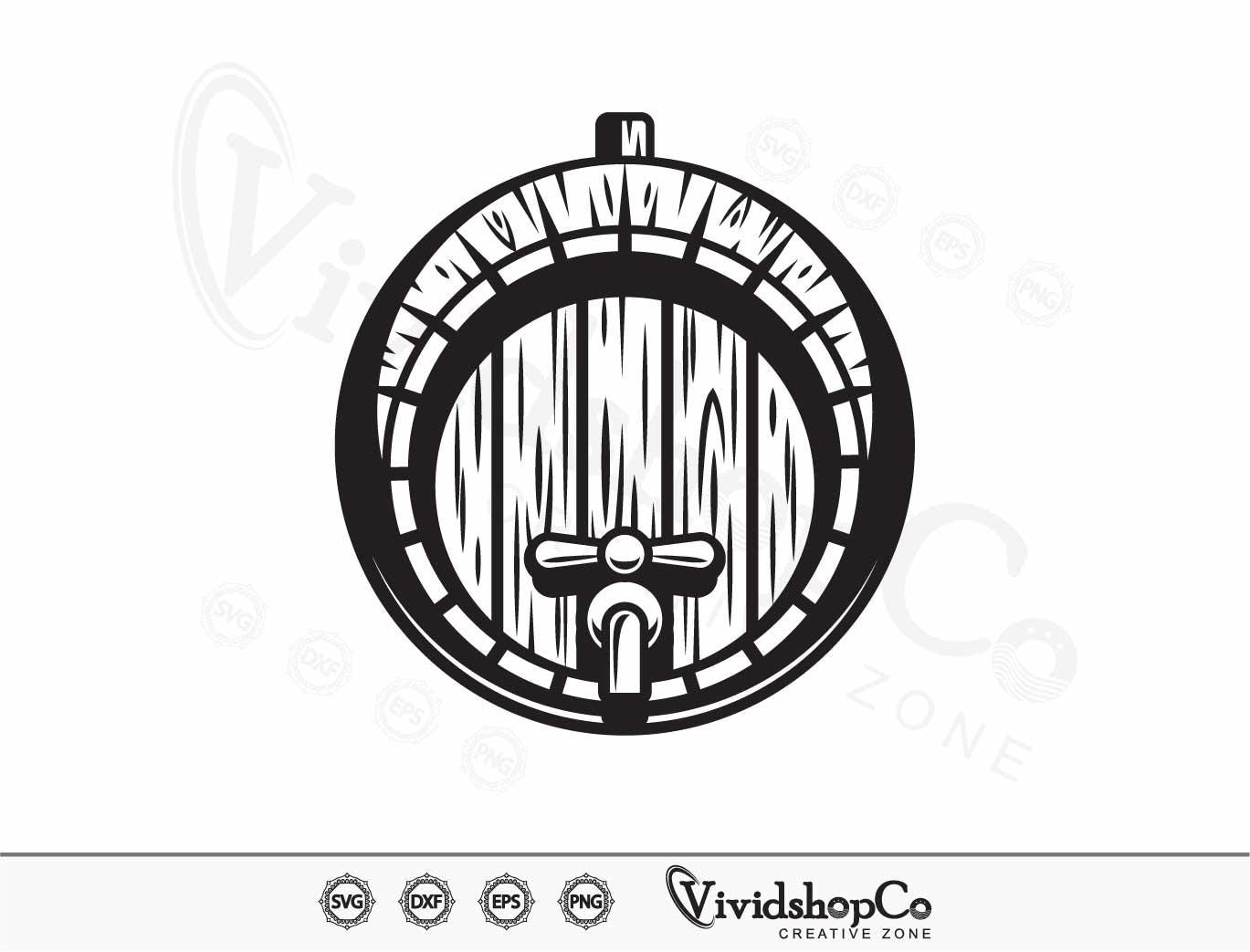 Fass SVG, Holzfass svg, Holzfass svg, Bierfass svg, Clipart ...
