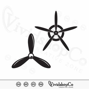 Aircraft Propeller SVG Propeller Svg, Airplane Svg, Flying Svg, Clipart ...