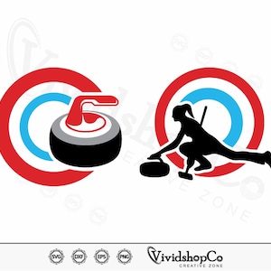 Curling SVG, Curler Svg, Curling Rock Svg, Curling Broom Svg, Winter ...