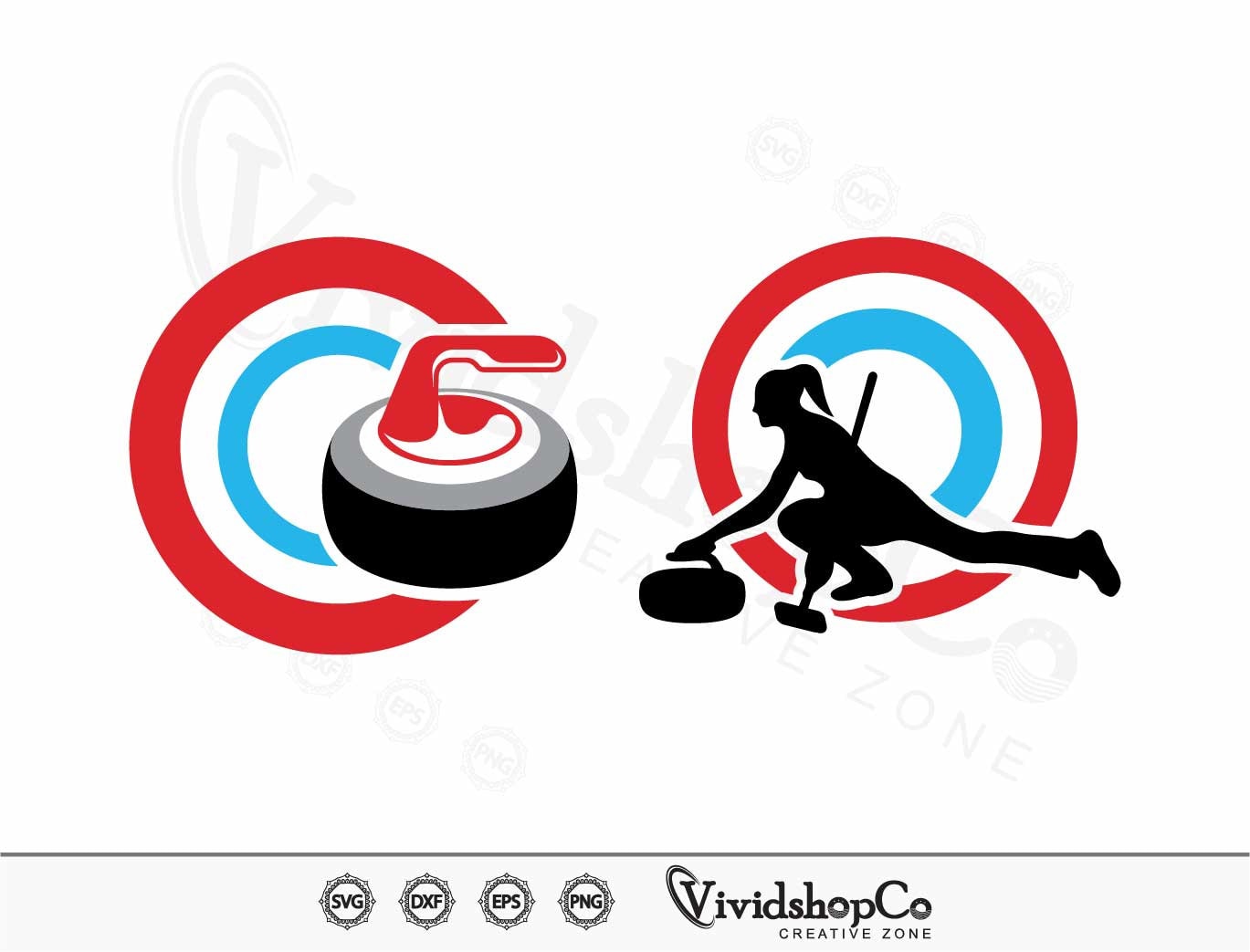 Curling SVG Curler Svg Curling Rock Svg Curling Broom Svg - Etsy Canada