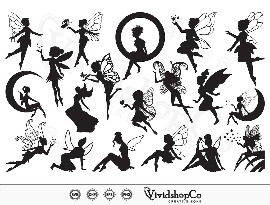 Fairy SVG, Fairies Svg, Fairy Cartoon, Magical Svg, Tinkerbell Svg ...