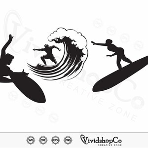 Surfing SVG Bundle, Surf SVG, Surfboards SVG, Surfing Clipart, Cut for ...