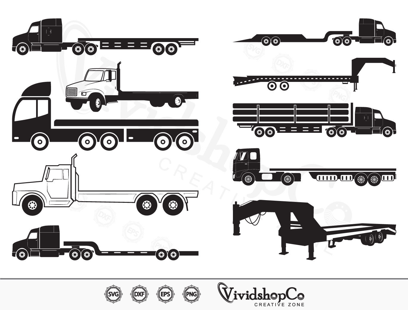 Big Tex Trailers SVG, Cargo Trailer Svg, Utility Trailer Svg, Camper ...