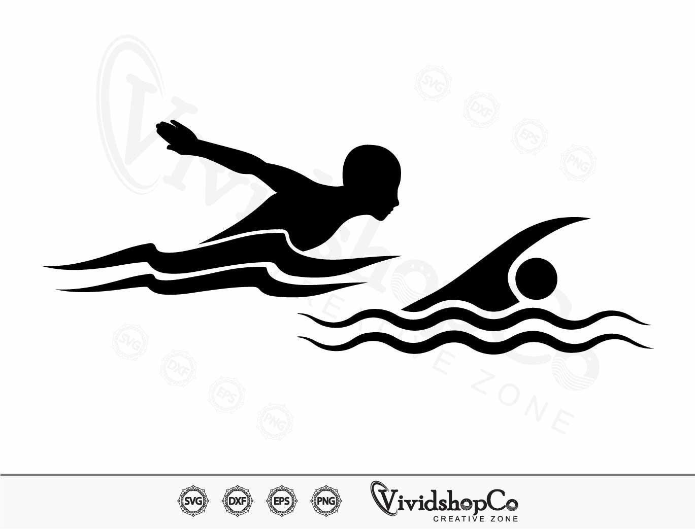 Swimming #2 Svg, Swimming Svg, Swim Svg, Clipart, Cut Files for ...
