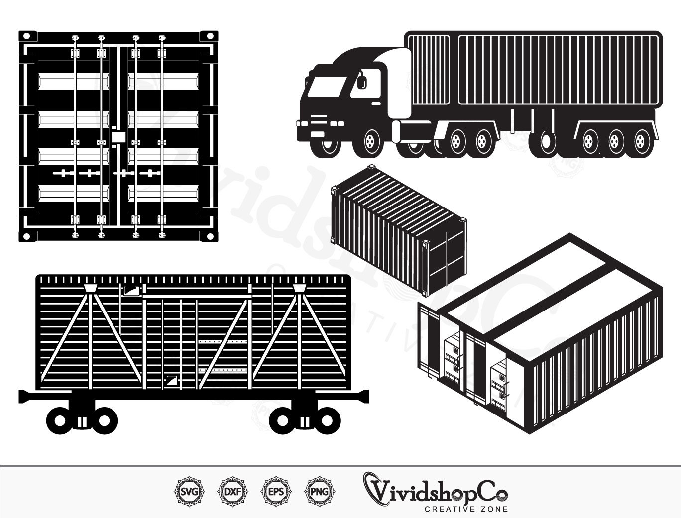 Shipping Container Svg, Shipping Svg, Container Svg, Shipping Container ...