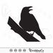 Corbeau SVG, svg Corbeau, des cliparts, des fichiers coupés pour la ...