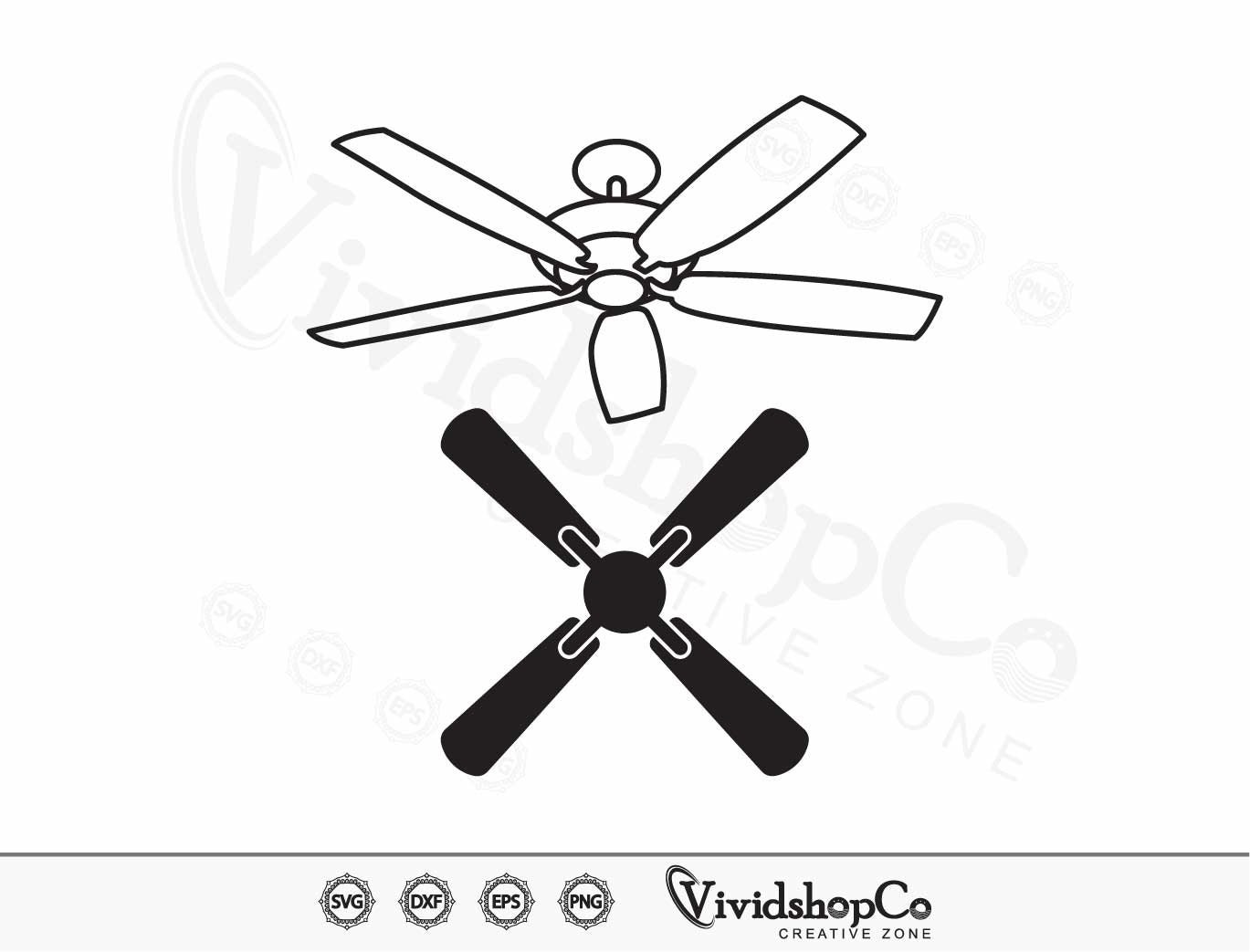 Ceiling Fan SVG Ceiling Svg Fan Svg Ceiling Fan Outline - Etsy Australia