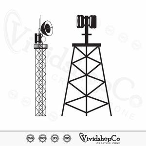 Antenna SVG, Tower Svg, Transmission Tower Svg, Wireless Tower Svg ...
