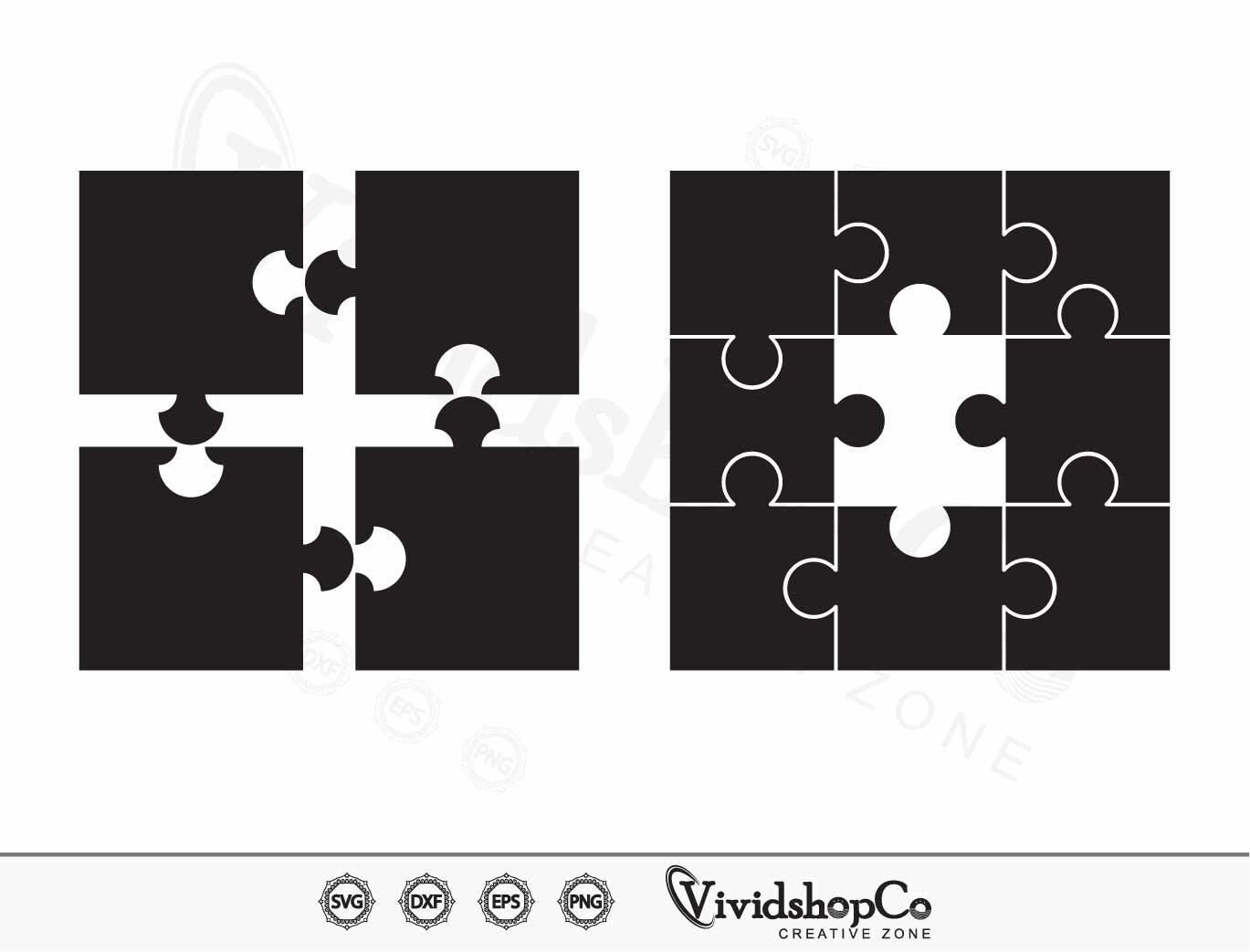 Puzzle Pieces SVG, Puzzle Svg, Jigsaw Svg, Jigsaw Puzzle Svg, Clipart ...