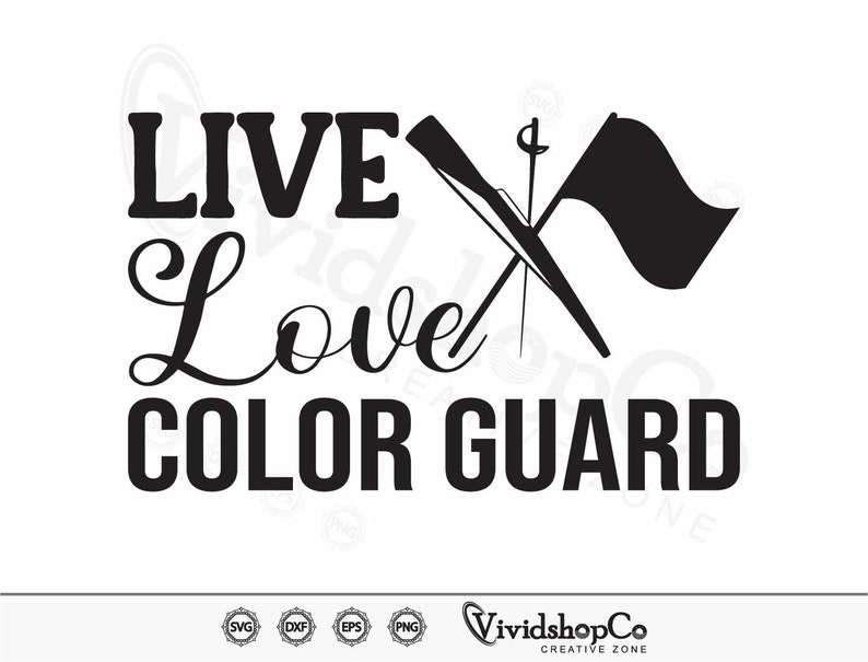 Color Guard Flags SVG, Color Guard Svg, Color Guard Mom Svg, | Color ...
