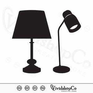 Desk Lamp SVG, Table Lamp Svg, Lamp Svg, Street Light Svg, Library ...