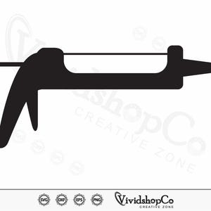 Caulk Gun SVG, Sealant Svg, Caulking Gun Svg, Caulk Svg, Clipart, Cut ...