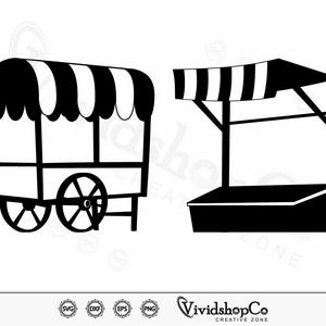Market Stand SVG, Market Stalls, Flea Market, Food Market, Bazar Svg ...