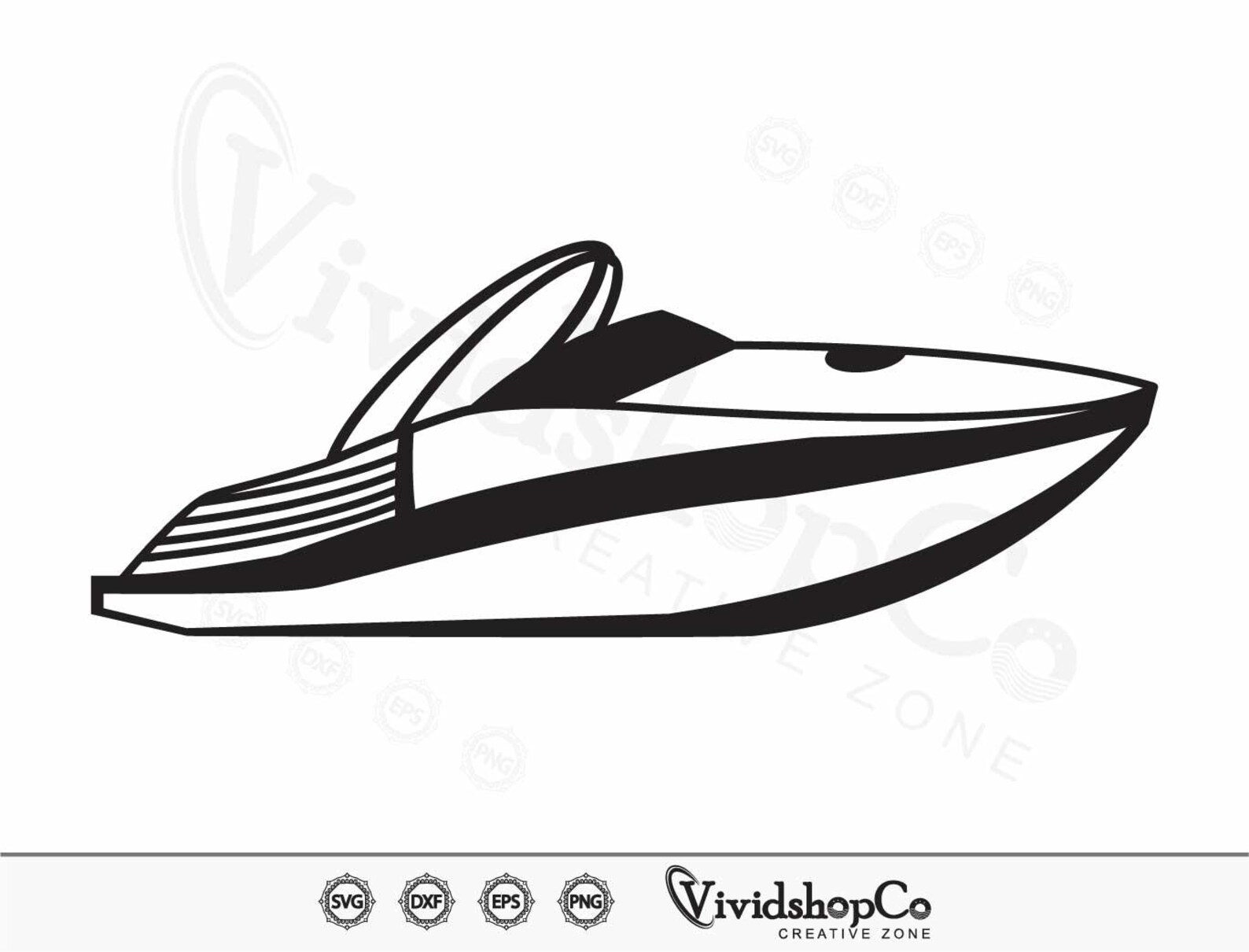 Speed Boat Svg, Motor Boat Svg, Speedboat Svg, Speed Boat Clipart ...