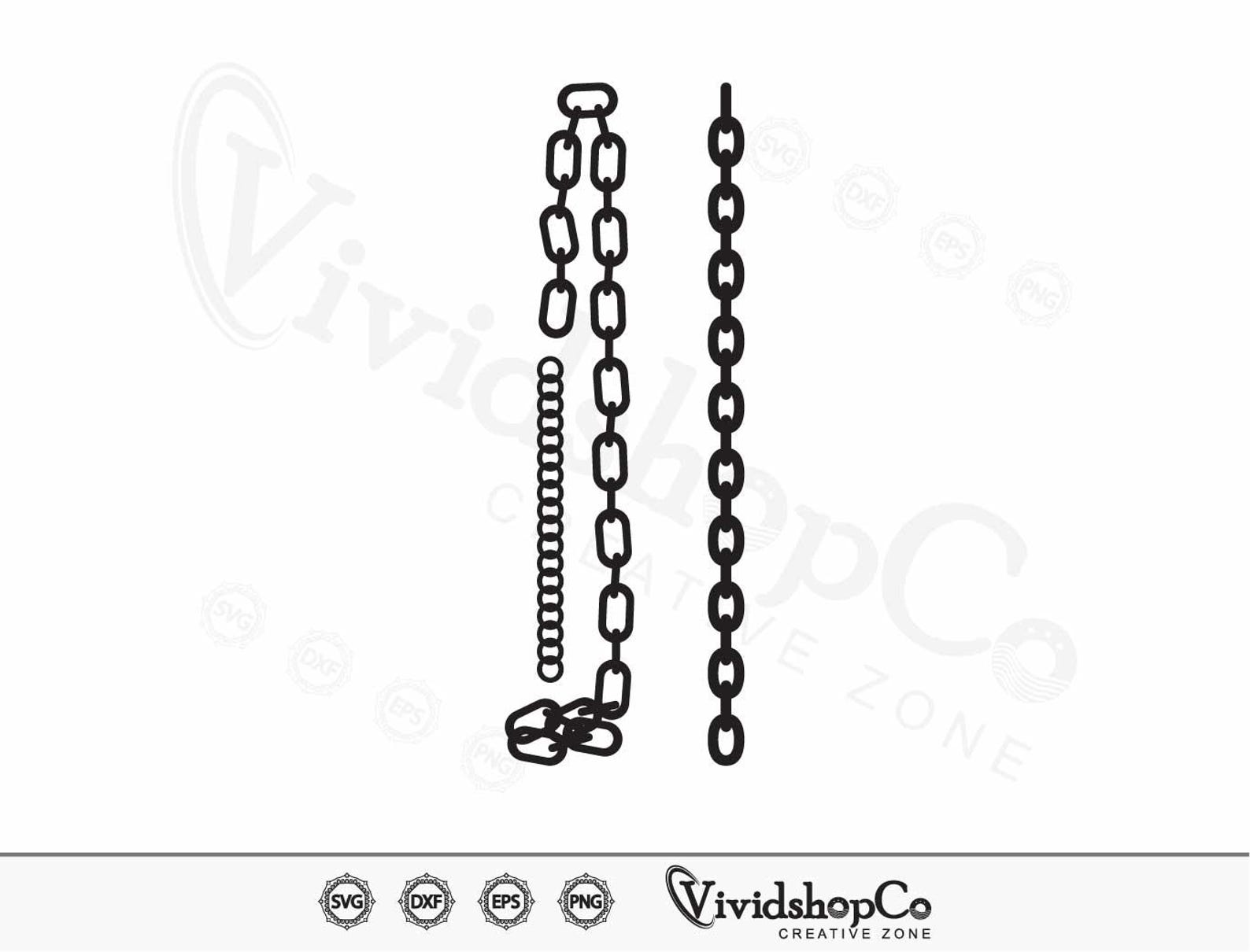 Chains SVG, Chain Link Svg, Breaking Chains Svg, Clipart, Cut Files for ...