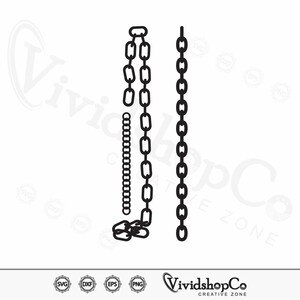 Chains SVG, Chain Link Svg, Breaking Chains Svg, Clipart, Cut Files for ...