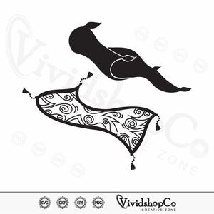 Magic Carpets SVG, Carpets Svg, Clipart, Cut Files for Silhouette ...