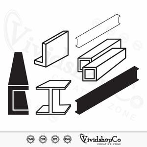 Steel Beam SVG, Construction, Building Svg, Ironworker Svg, Beam Svg ...