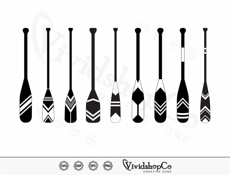 Oars SVG, Oars Monogram, Straight Oars, Boat Oars Svg, Canoe Oars ...