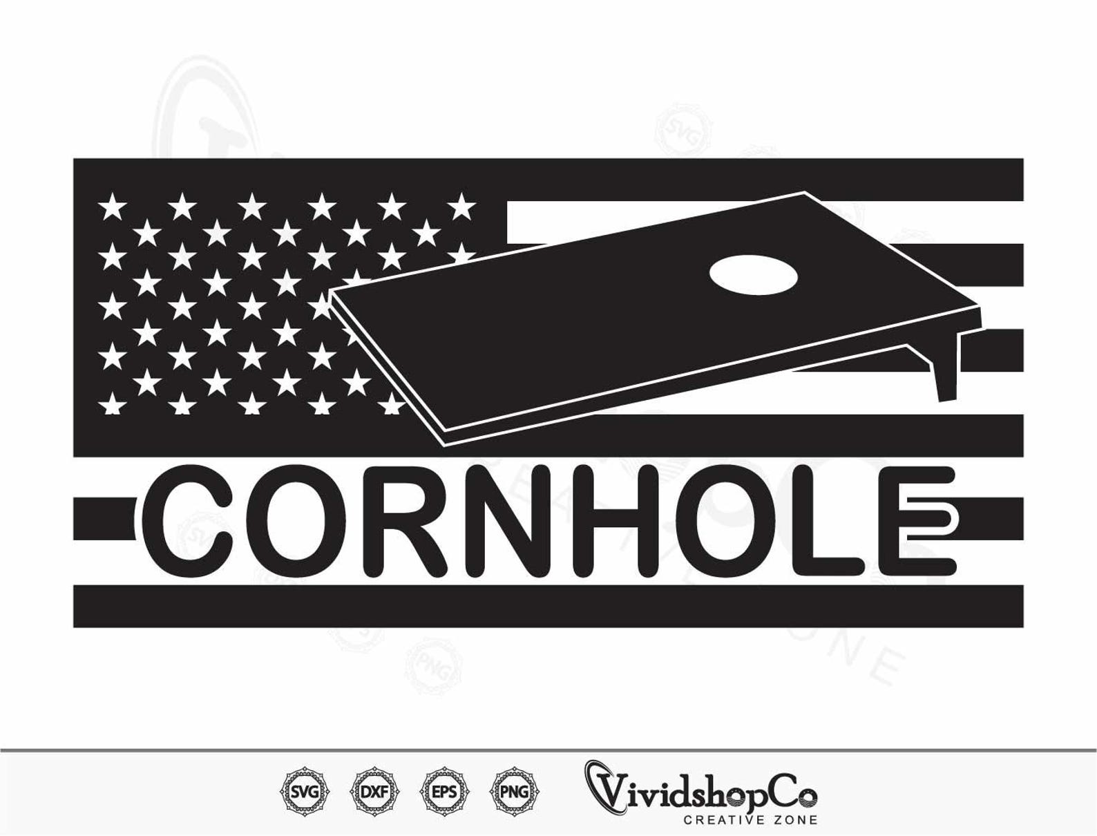 Cornhole #3 Svg, Cornhole Player SVG, Cornhole Game Svg, Clipart, Cut ...