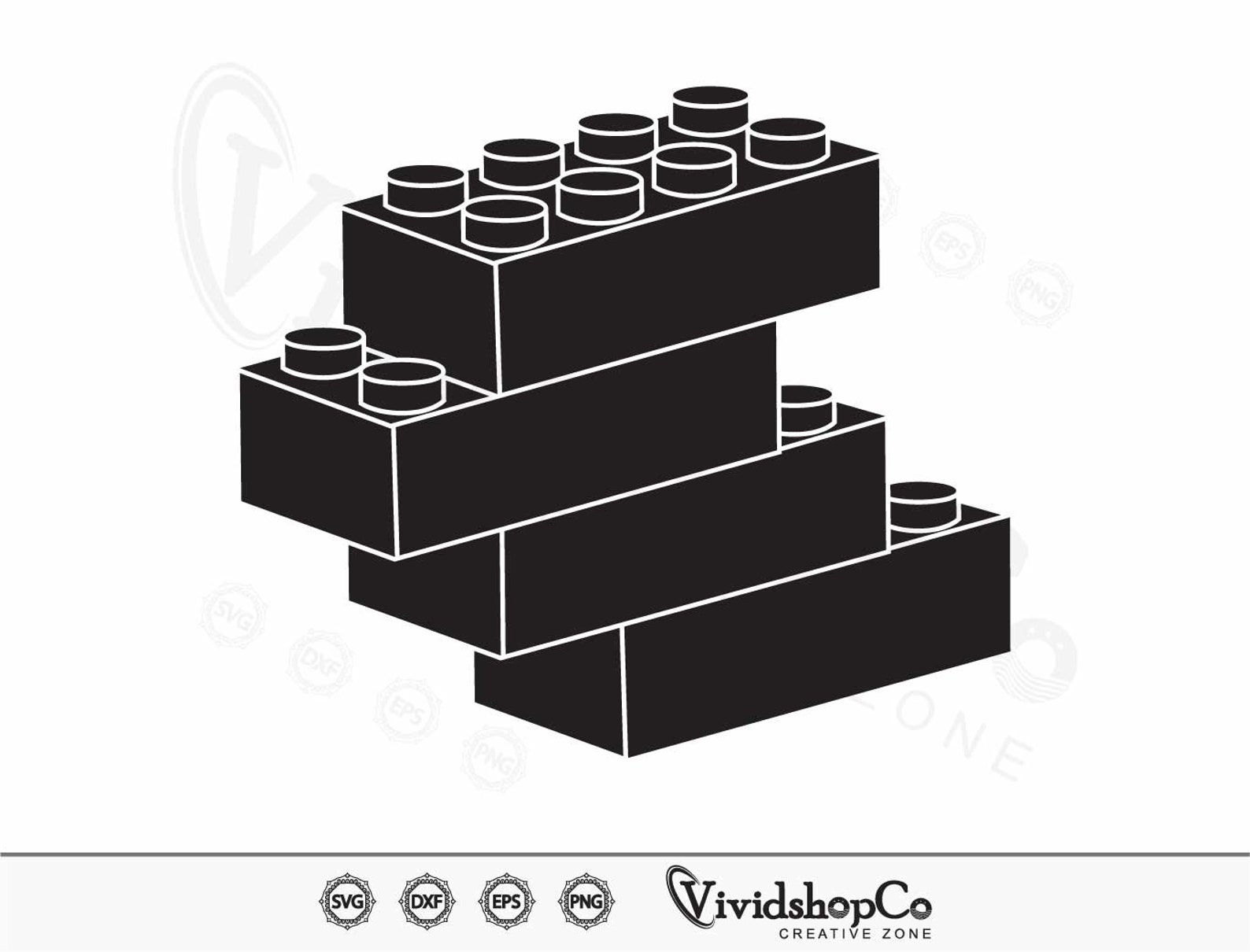 Building Blocks Svg, Bricks Svg, Building Svg, Cinder Block, Clipart ...