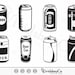 Beer Can SVG, Soda Can Svg, Aluminum Can Svg, Clipart, Cut Files for ...