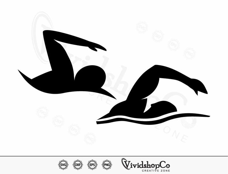Swimming #2 Svg, Swimming Svg, Swim Svg, Clipart, Cut Files for ...