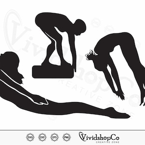 Swimming #1 Svg, Swimmer Svg, Swim Svg, Clipart, Cut Files for ...