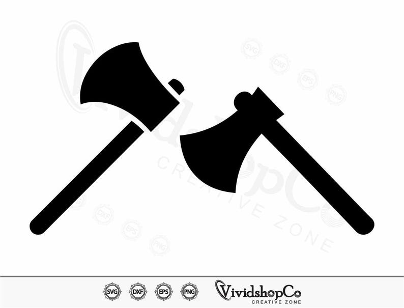 Axe Svg, Cross Axe, Axe Clipart, Axe Cut Files for Silhouette, Files ...