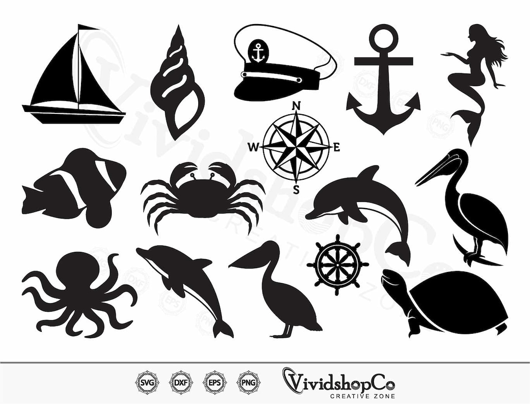 Nautical SVG, Nautical Theme SVG, Nautical Clipart, Nautical Cut Files ...