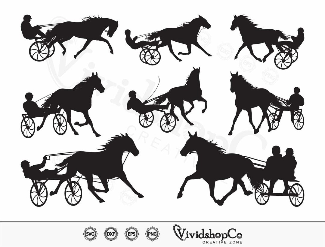 Harness Racing SVG, Horse Sport Svg, Horse Racing Svg, Jockey Svg ...