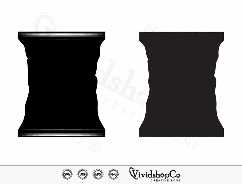 Chips SVG, Chips Packet Svg, Chips Bag Svg, Potato Chips Bag, Clipart ...