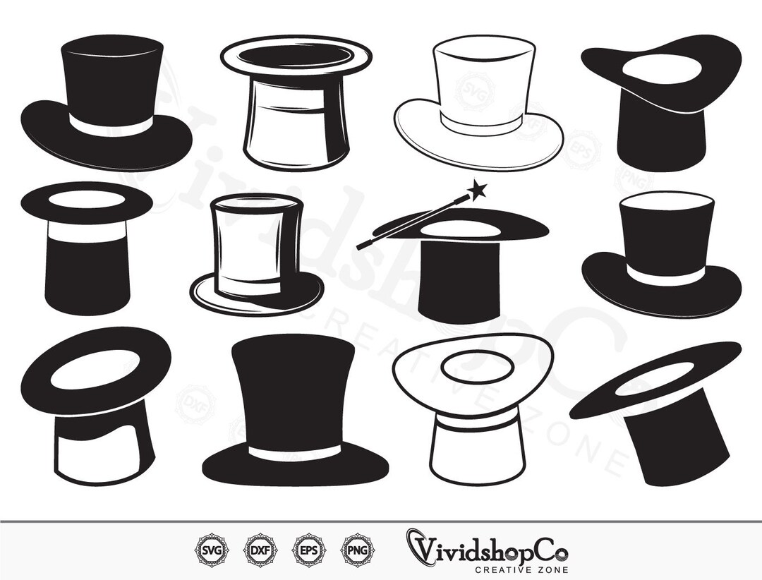 Magic Hat Svg Hat Svg Magic Hat Svg Cut File Magic Hat Vector Icon Magic Hat Clipart Magic