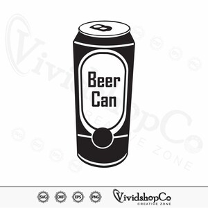 Beer Can SVG, Soda Can Svg, Aluminum Can Svg, Clipart, Cut Files for ...