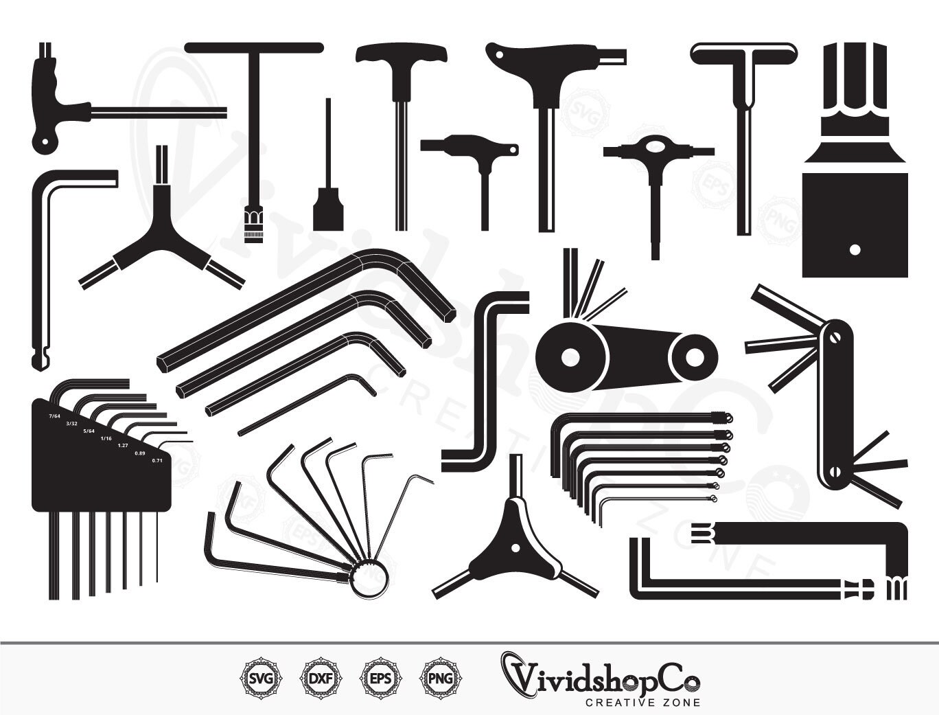 Hex Key SVG, Allen Key Svg, Keys Svg, Hex Key Tool Svg, Clipart, Cut ...