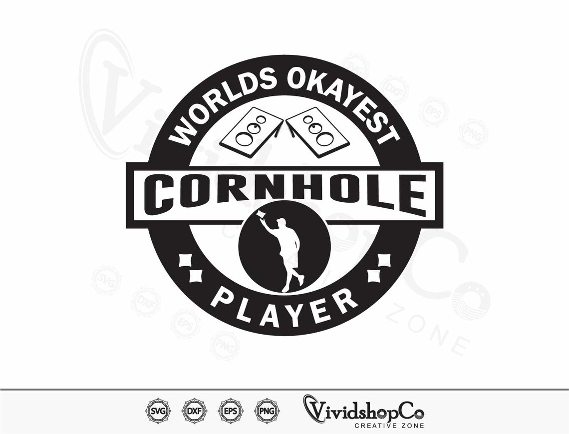 Cornhole Svg Cornhole Player Svg Cornhole Game Svg Clipart Etsy