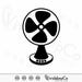Table Fan SVG, Fan Svg, Electric Fan Svg, Clipart, Cut Files for ...