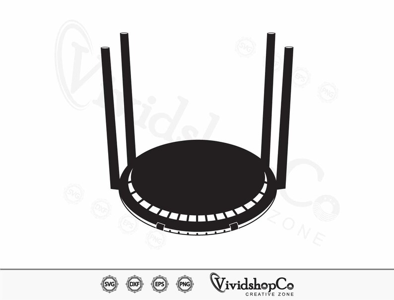 Wifi Router SVG, Router Svg, Clipart, Cut Files for Silhouette, Files ...