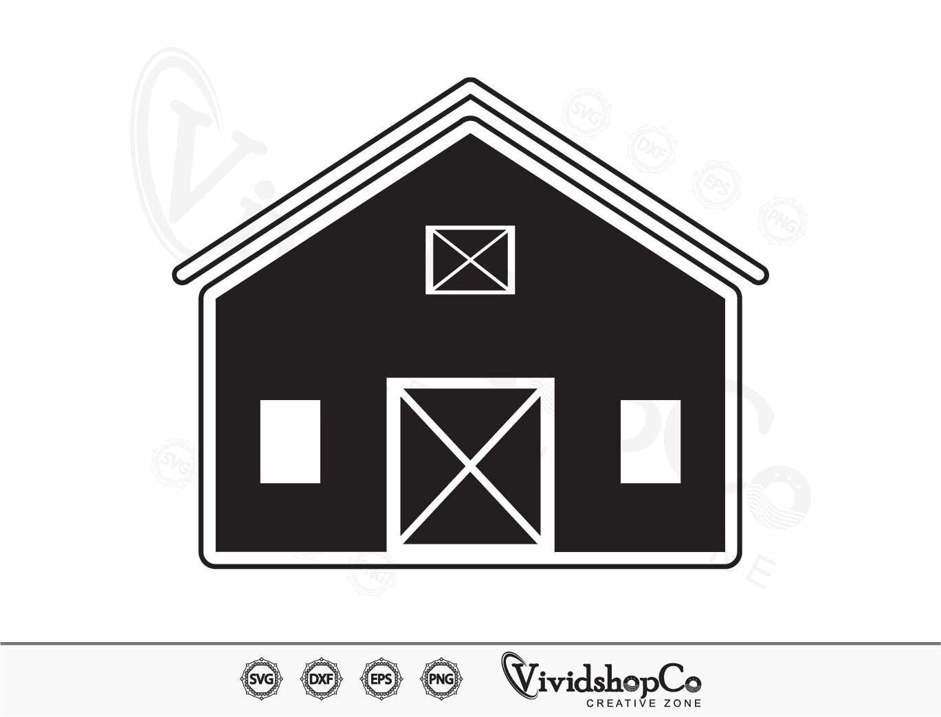 Farm Barn svg Barn svg Farm svg Barnhouse svg Clipart Cut - Etsy México