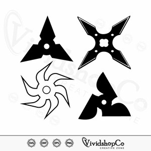 Ninja Stars Svg, Throwing Star Svg, Ninja Svg, Karate Svg, Vector ...