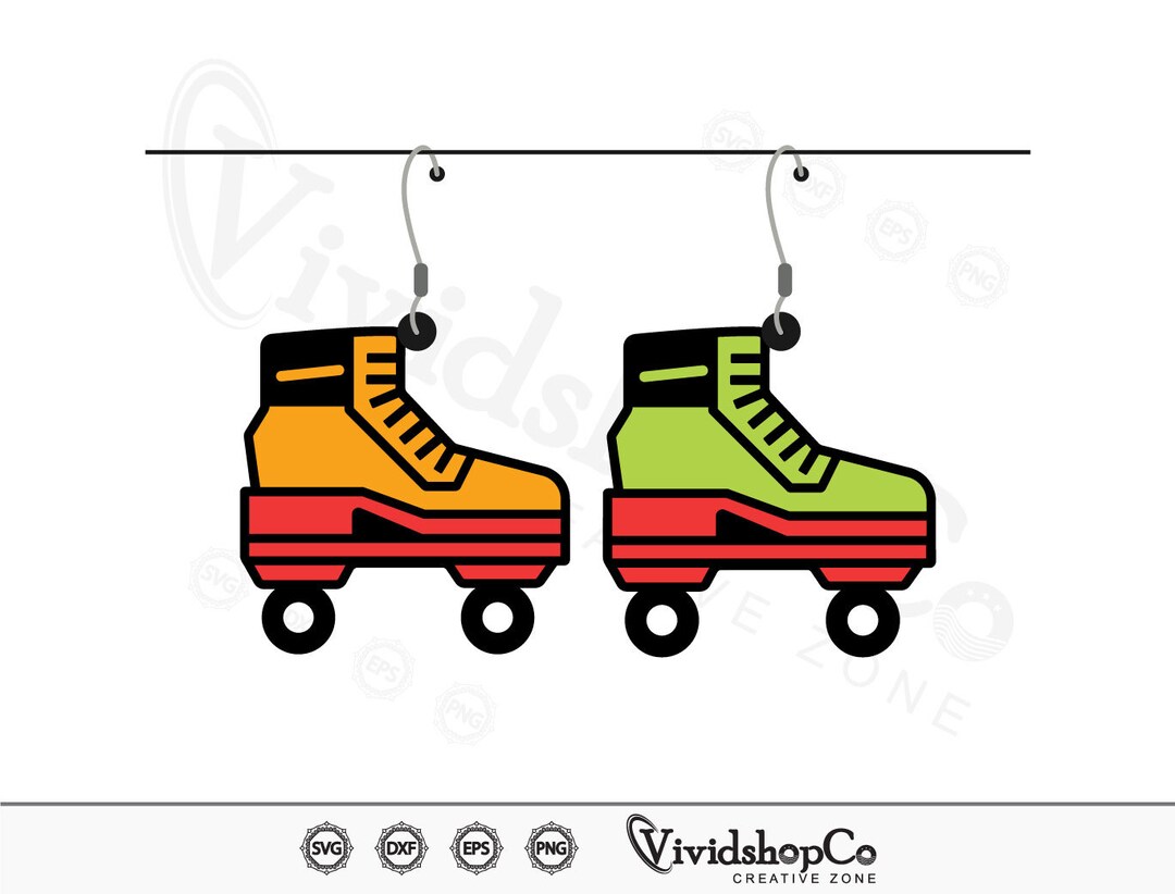 Roller Skate Svg Roller Skates Split Svg Roller Derby Svg - Etsy