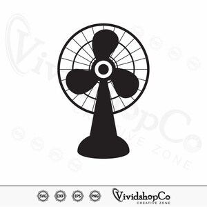 Table Fan SVG, Fan Svg, Electric Fan Svg, Clipart, Cut Files for ...