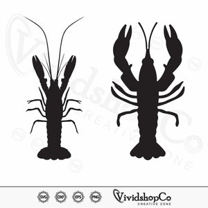 Crawfish Svg, Clipart, Cut Files for Silhouette, Files for Cricut ...