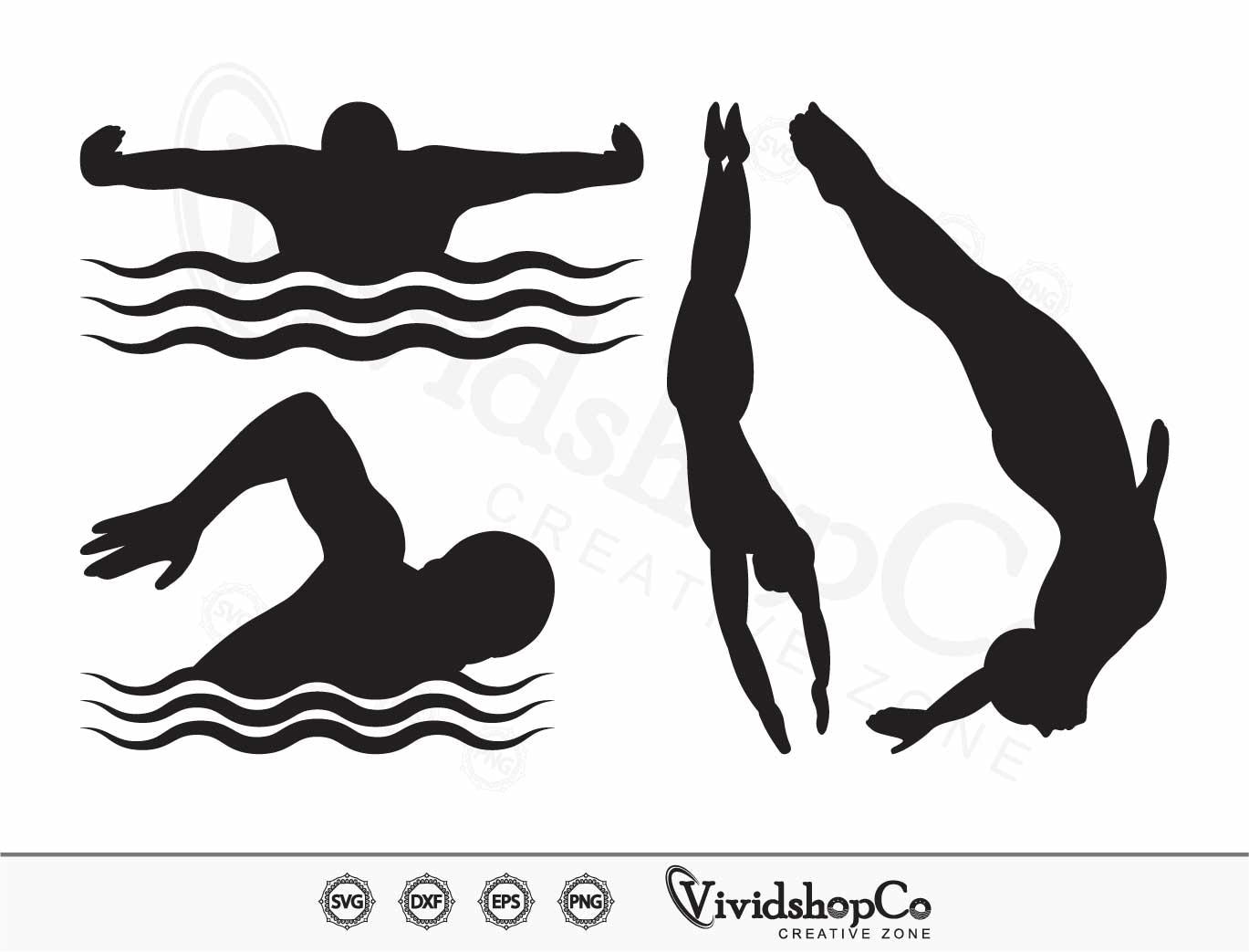 Swimming #3 SVG, Swimmer Svg, Swim Svg, Sports Svg, Clipart, Cut Files ...