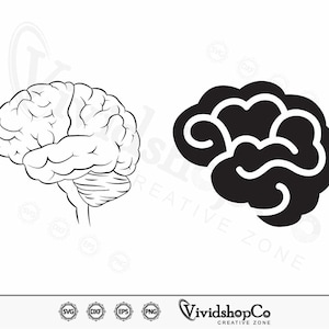 Brain Svg, Mind Svg, Genius Svg, Smart Svg, Intelligence Svg ...