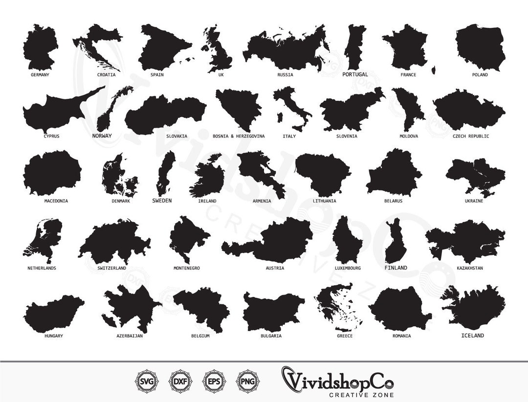 Countries Map Svg, World Map Svg, Map Svg, States Svg, Clipart, Cut ...